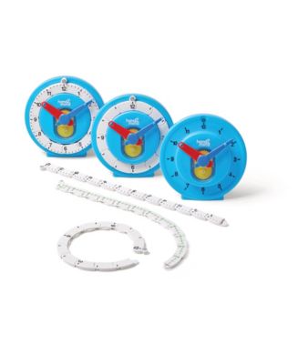 Hand2Mind NumberLine Clock Deluxe, Set of 6 - Macy's