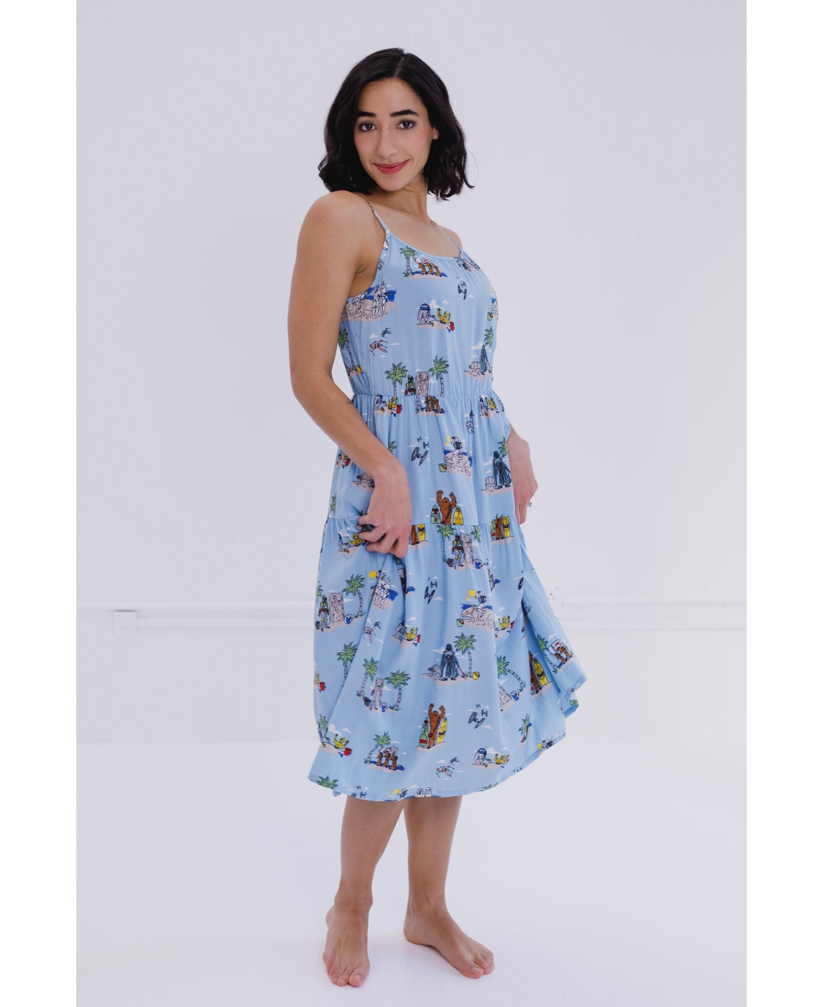 Click here for Star Wars Girls Cami Matching Family Dress - Blue... prices