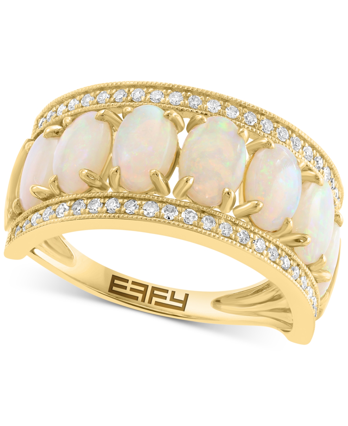 Click here for Effy Opal (2 ct. t.w.) & Diamond (1/5 ct. t.w.) Ov... prices