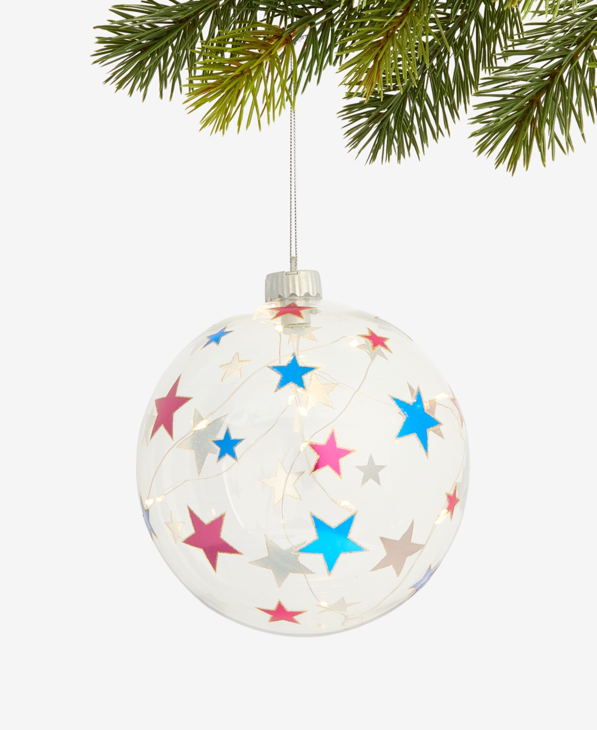 Click here for Holiday Lane Merry Magic Light Up Star Ball Orname... prices
