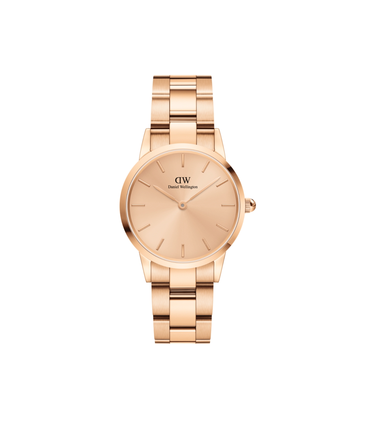 Click here for Daniel Wellington Unisex Analog Rose Gold-Tone Sta... prices