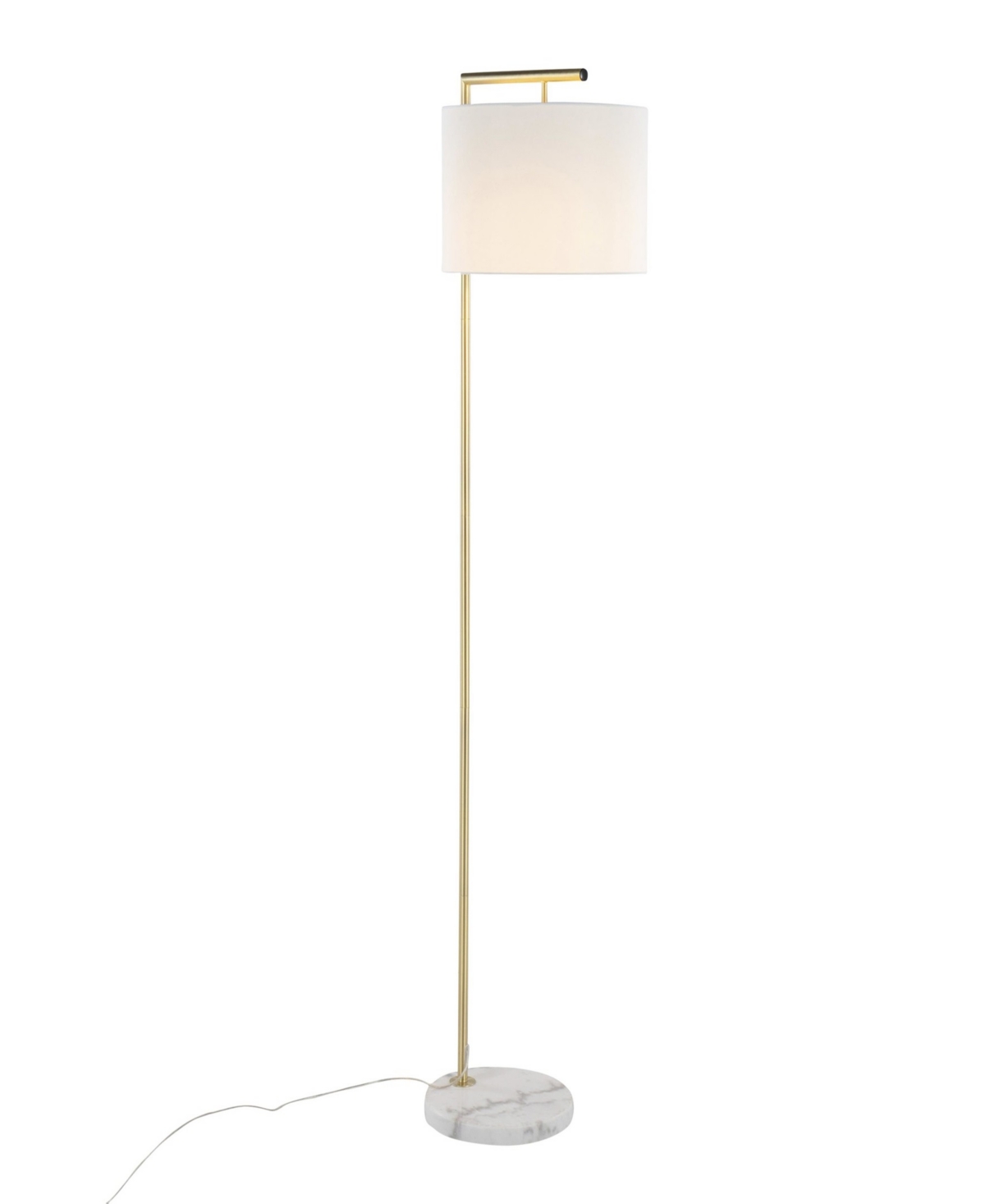 Click here for Lumisource 68 Marble Fran Floor Lamp - Gold  White prices