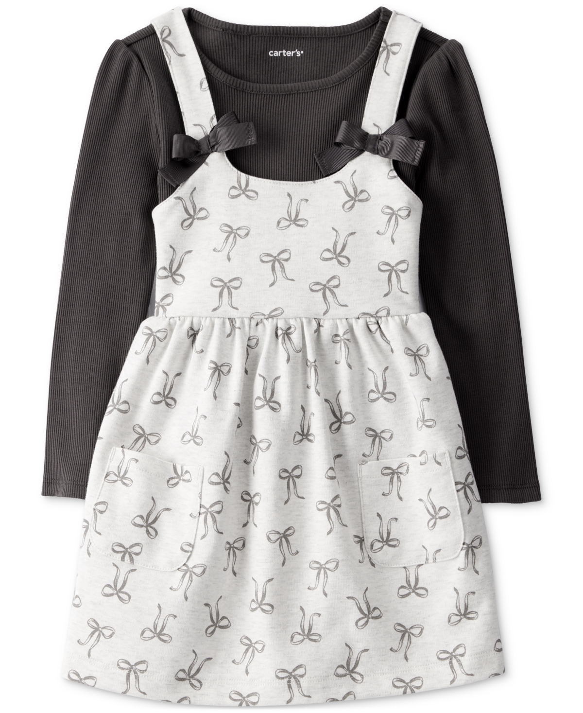 Click here for Carters Toddler Girls 2-Pc. Bow Print Dress Set Dr... prices