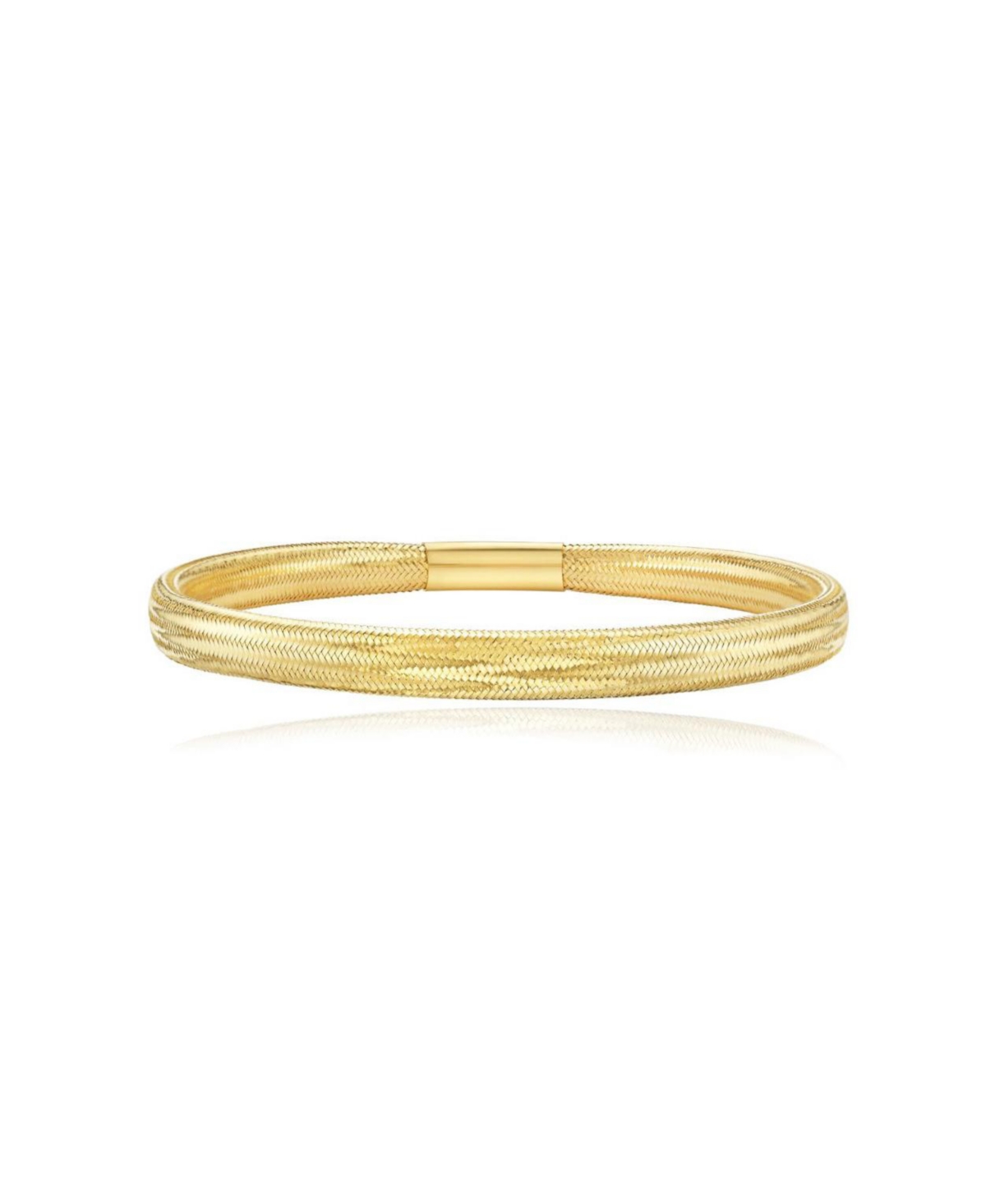 Click here for The Lovery Gold Stretch Bangle 14K Gold 5 millimet... prices