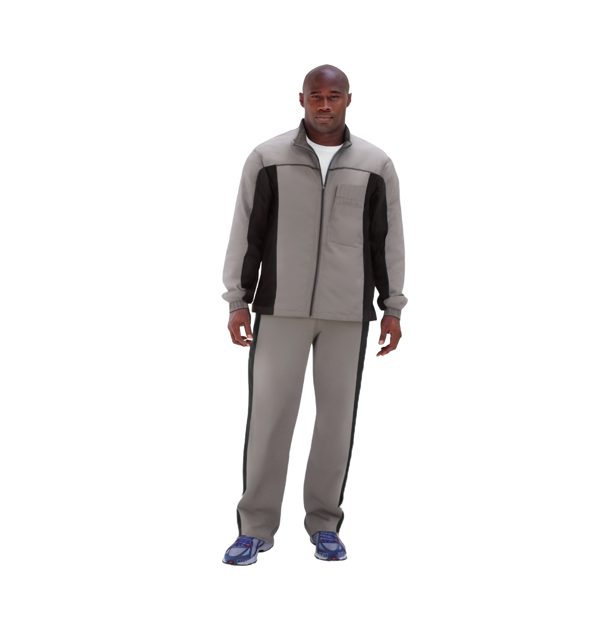 Click here for KingSize Big & Tall Long Sleeve Colorblock Tracksu... prices