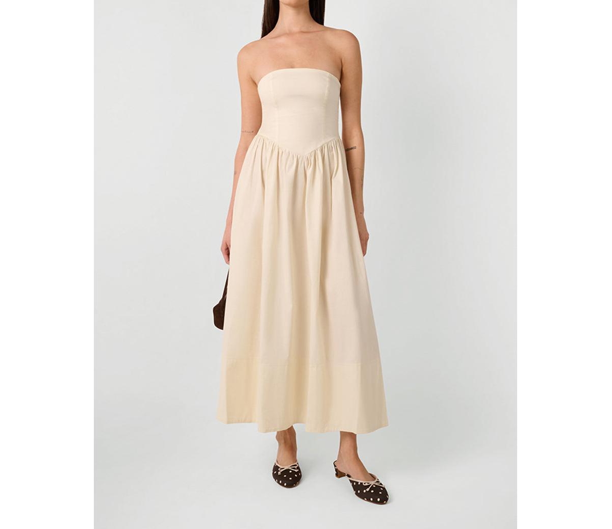 Click here for WeWoreWhat Womens Corset Maxi Dress - Ivory prices