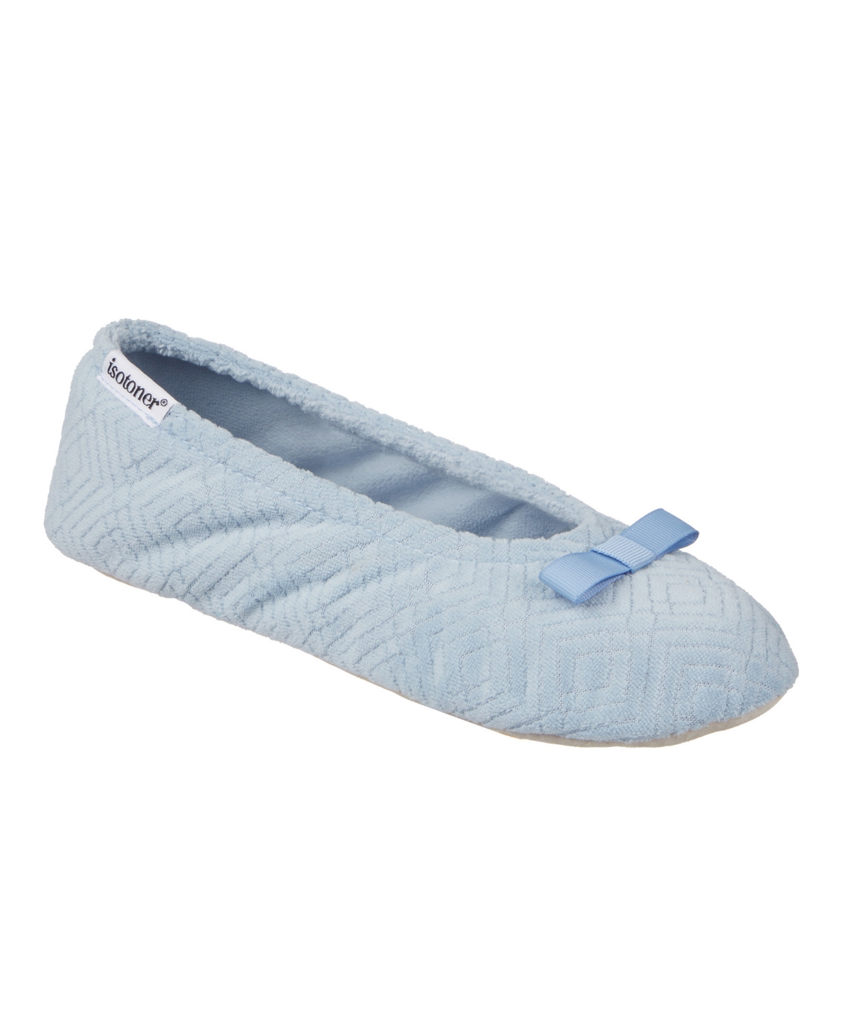 Click here for Isotoner Signature Womens Gemma Microterry Balleri... prices