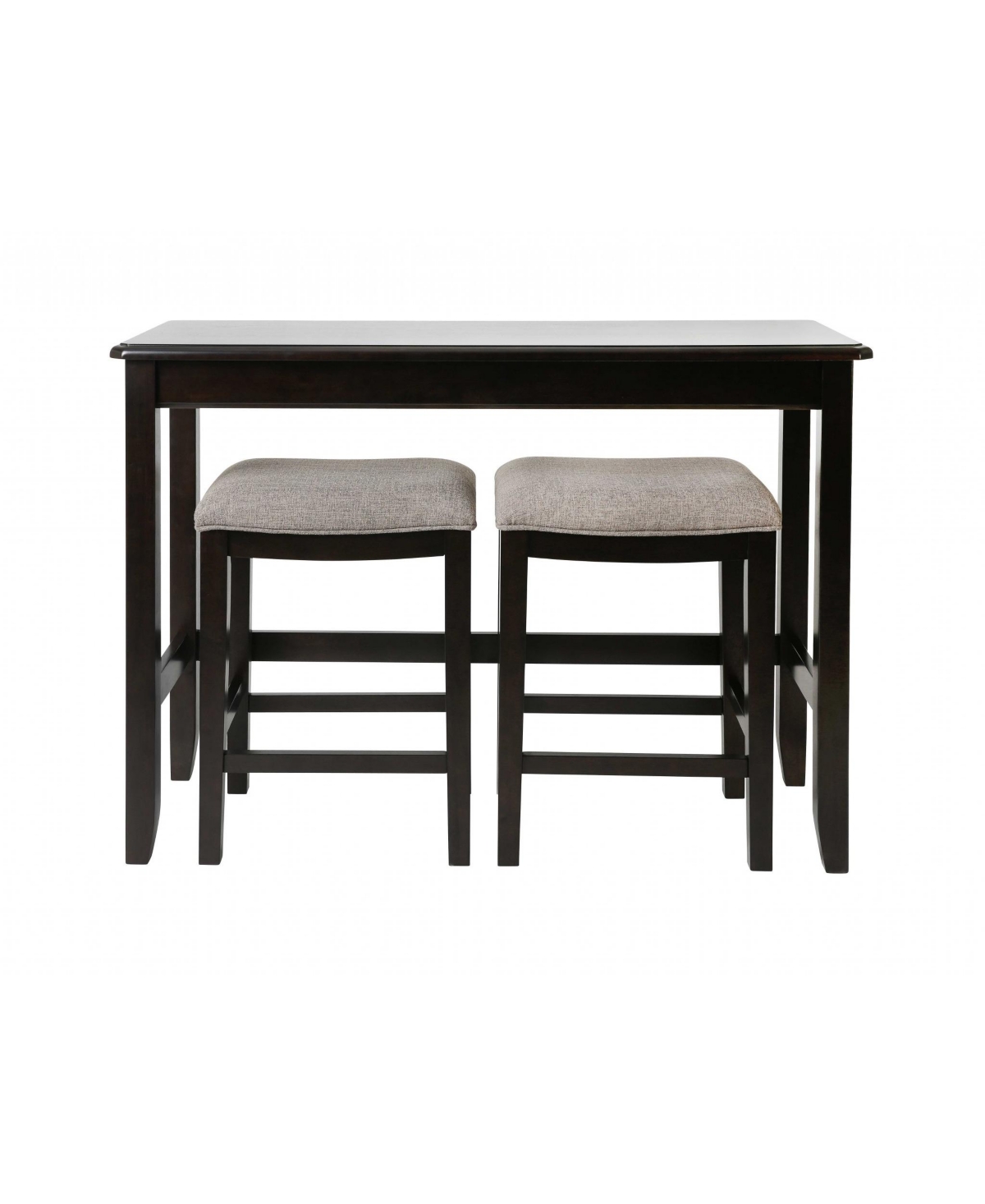 Click here for Set Of Two Solid Woo - Light Grey  Dark Brown prices