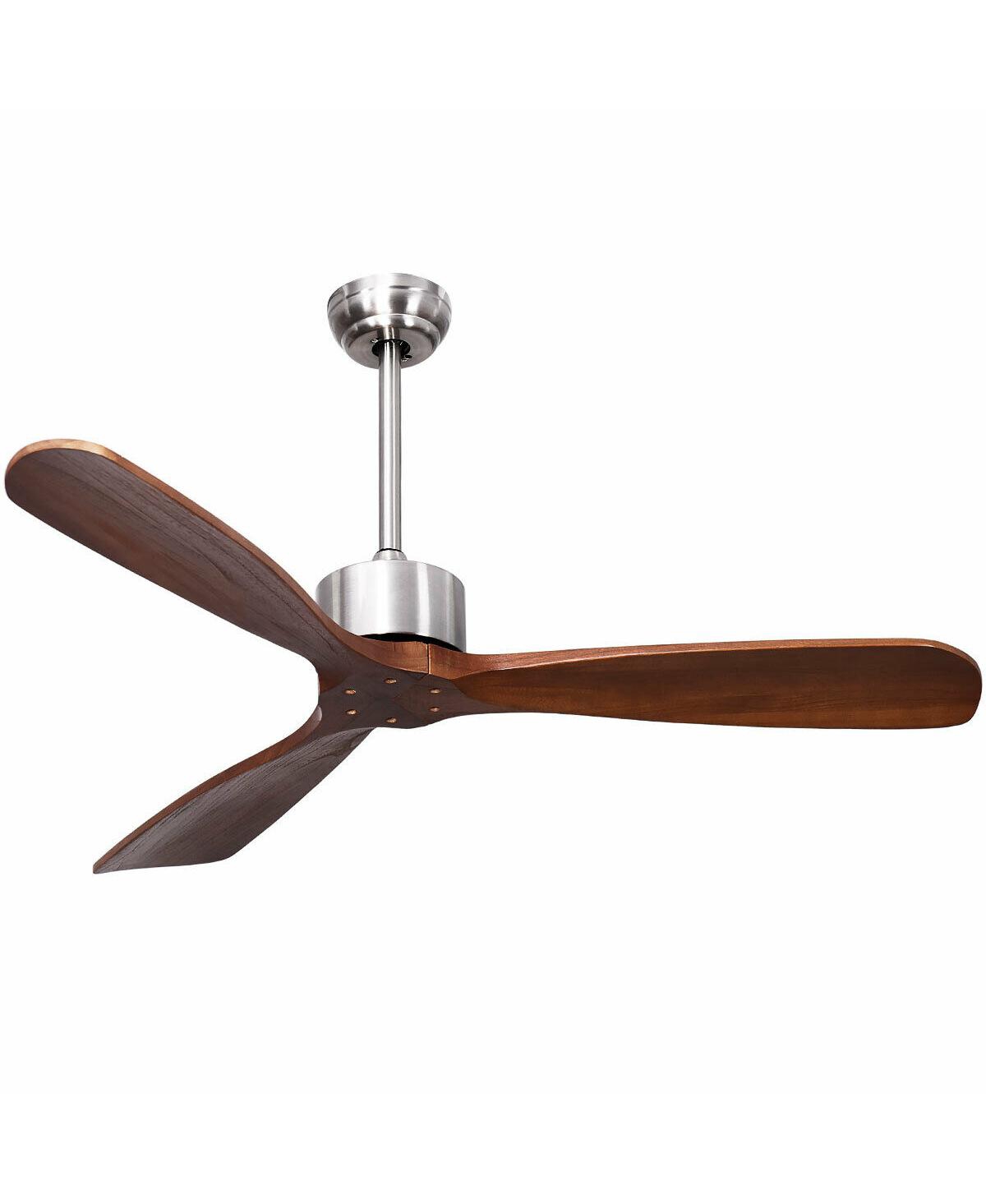 Click here for 52 Inch Modern Brushed Nickel Finish Ceiling Fan w... prices
