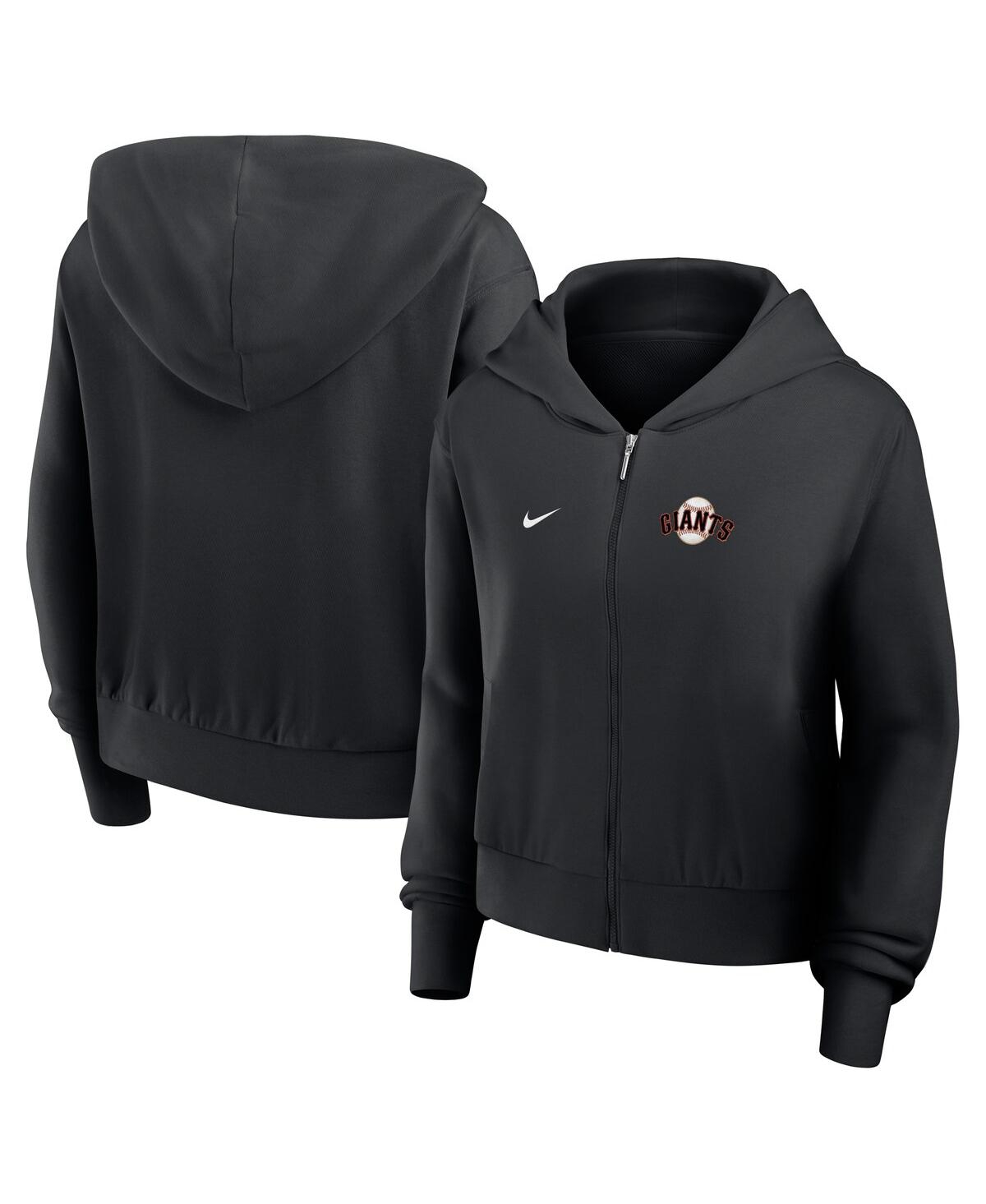 Click here for Nike Womens Black San Francisco Giants Cropped Chi... prices