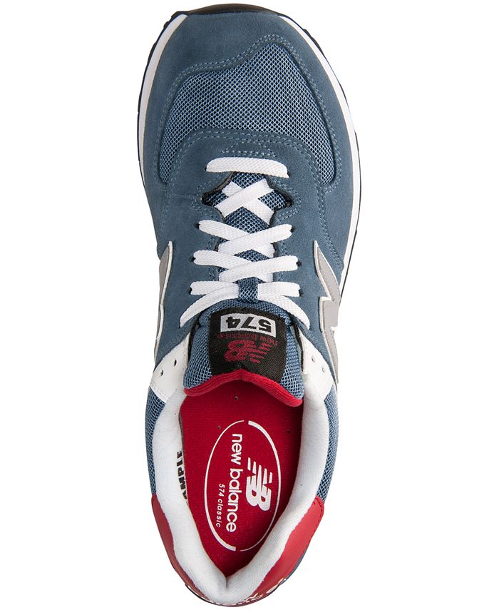 New Balance Men's 574 Core Plus Casual Sneakers from Finish Line - Macy's