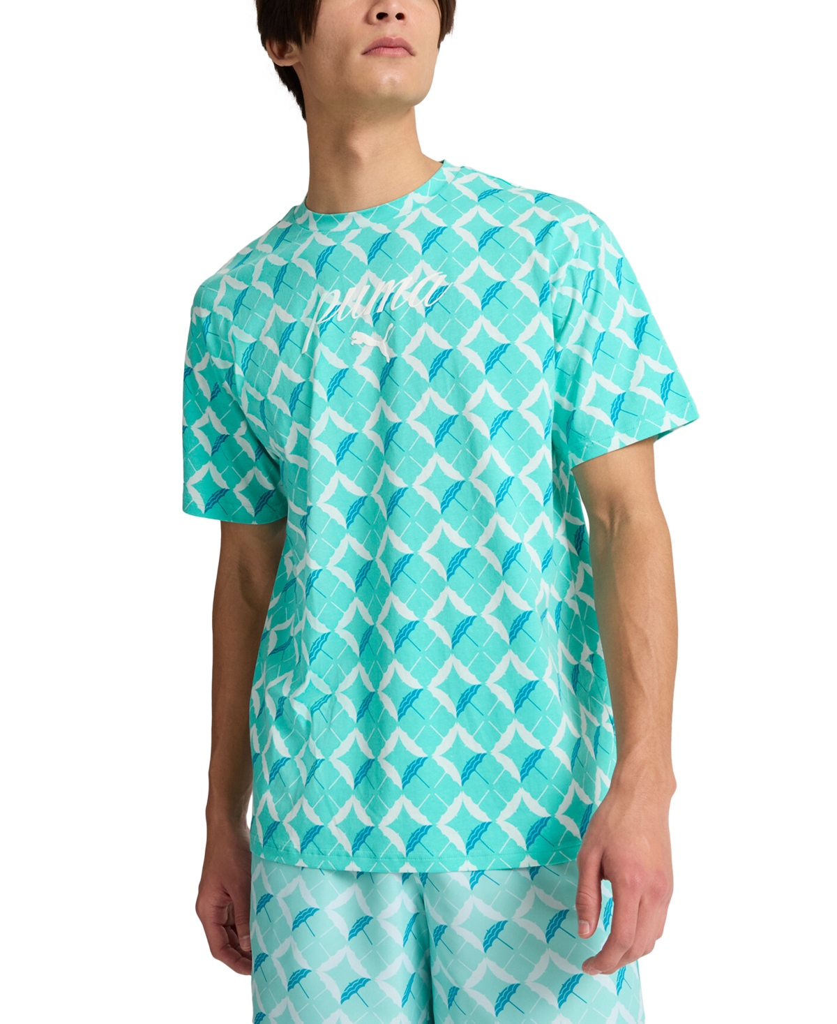 Click here for Puma Mens Resort Umbrella Graphic Logo T-Shirt - A... prices