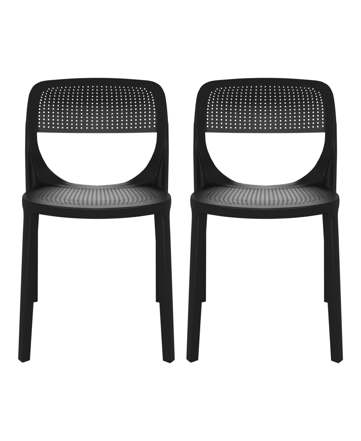 Click here for Modern Stackable Plastic Resin Patio Dining Side C... prices