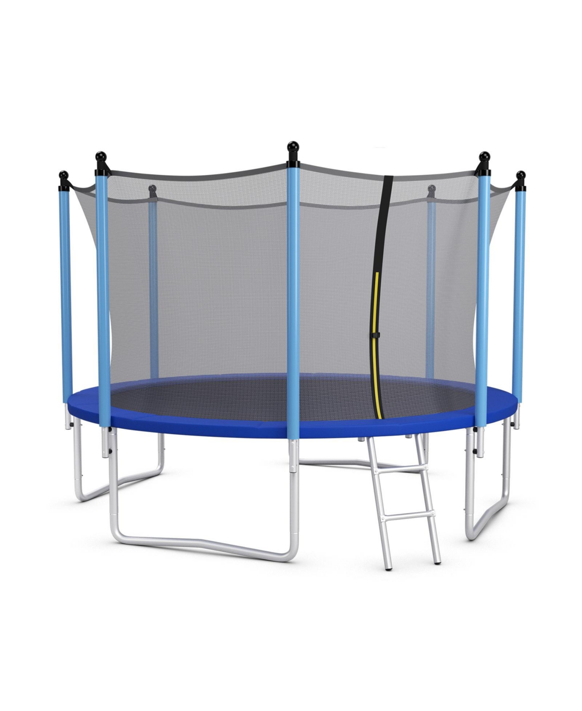 Click here for Outdoor Trampoline with Safety Closure Net - Blue prices