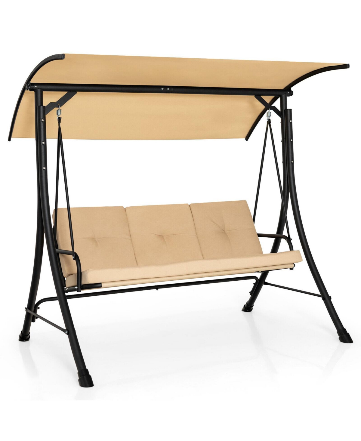 Click here for 3-Seat Outdoor Porch Swing with Adjustable Canopy... prices