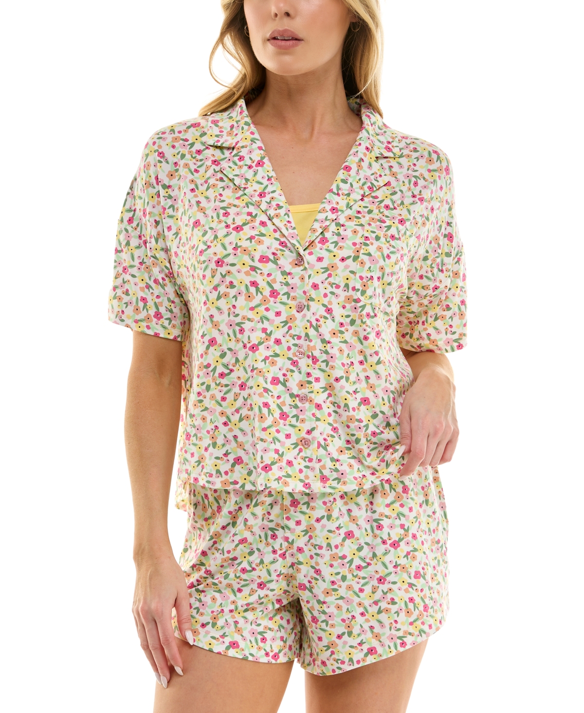 Click here for Roudelain Womens Oversized Shirt  Cami & Boxer Sho... prices
