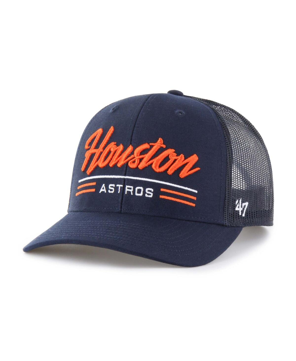 Click here for 47 Brand Mens Navy Houston Astros Garner Trucker A... prices