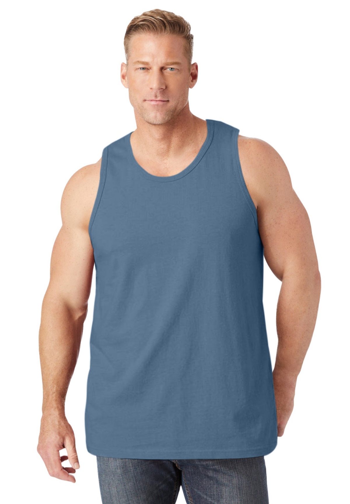 Click here for KingSize Big & Tall Shrink-Less Lightweight Tank -... prices