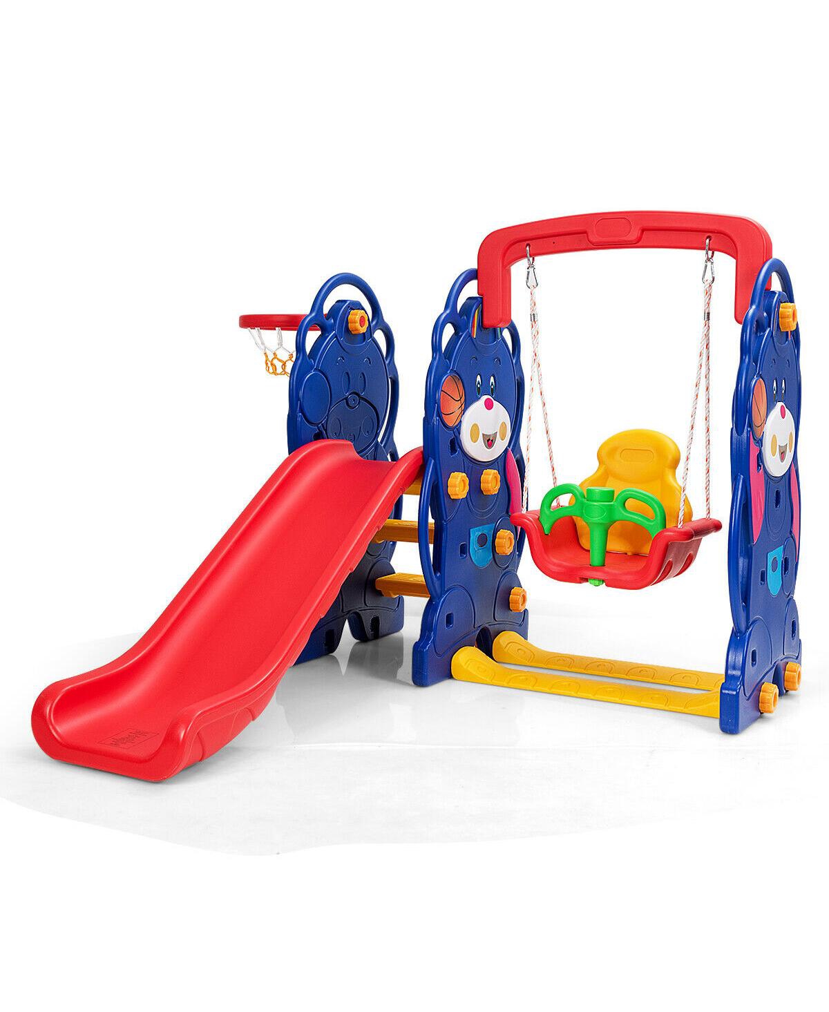 Click here for 3-in-1 Toddler Climber and Swing Playset - Red prices