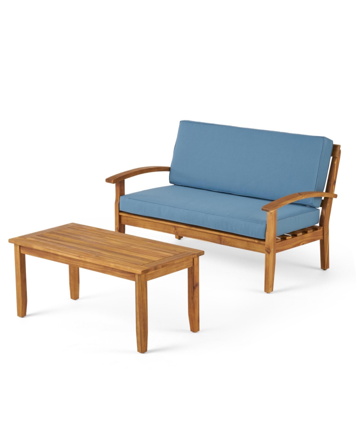 Click here for Peyton Wooden loveseat and Coffee Table Set prices