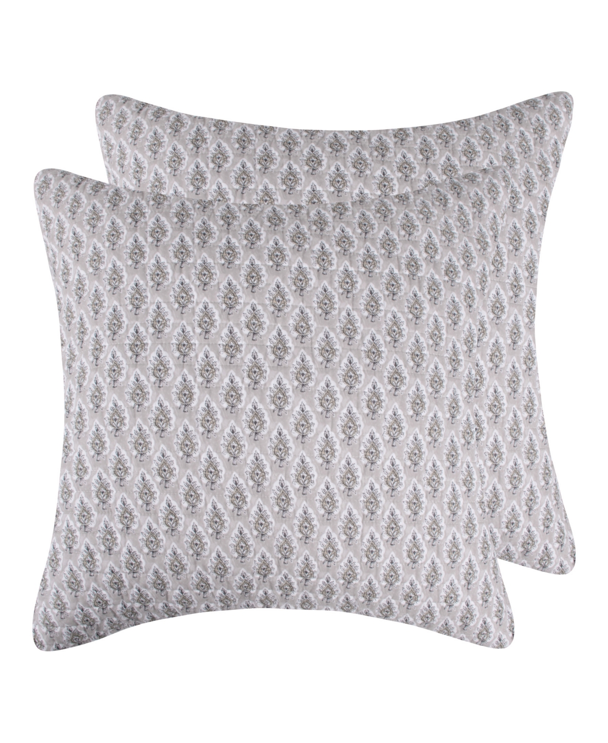 Click here for Levtex Lirelle 2-Pc. Sham Set  European - Gray prices