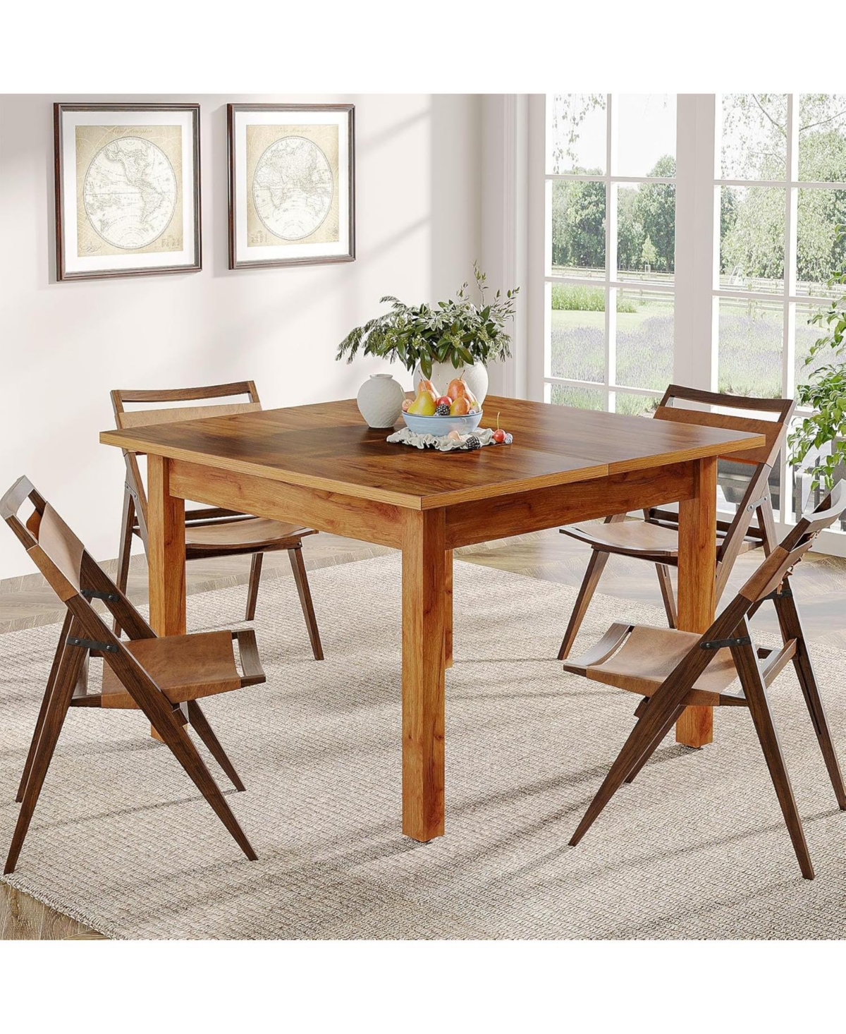 Click here for Tribesigns Wood Dining Table  Modern Kitchen Table... prices