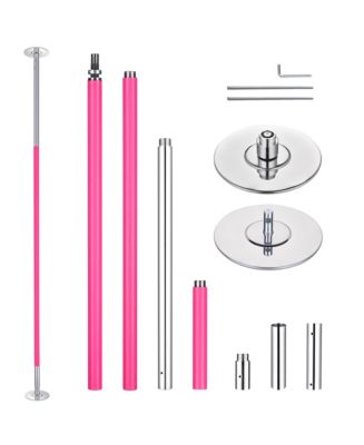 Yescom 11.7 Ft Static Spinning Dancing Pole Kit 45mm Silicone Party ...