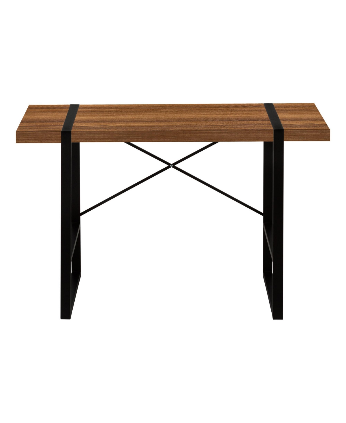 Click here for Compact Computer Desk with Sturdy Metal Frame - Br... prices