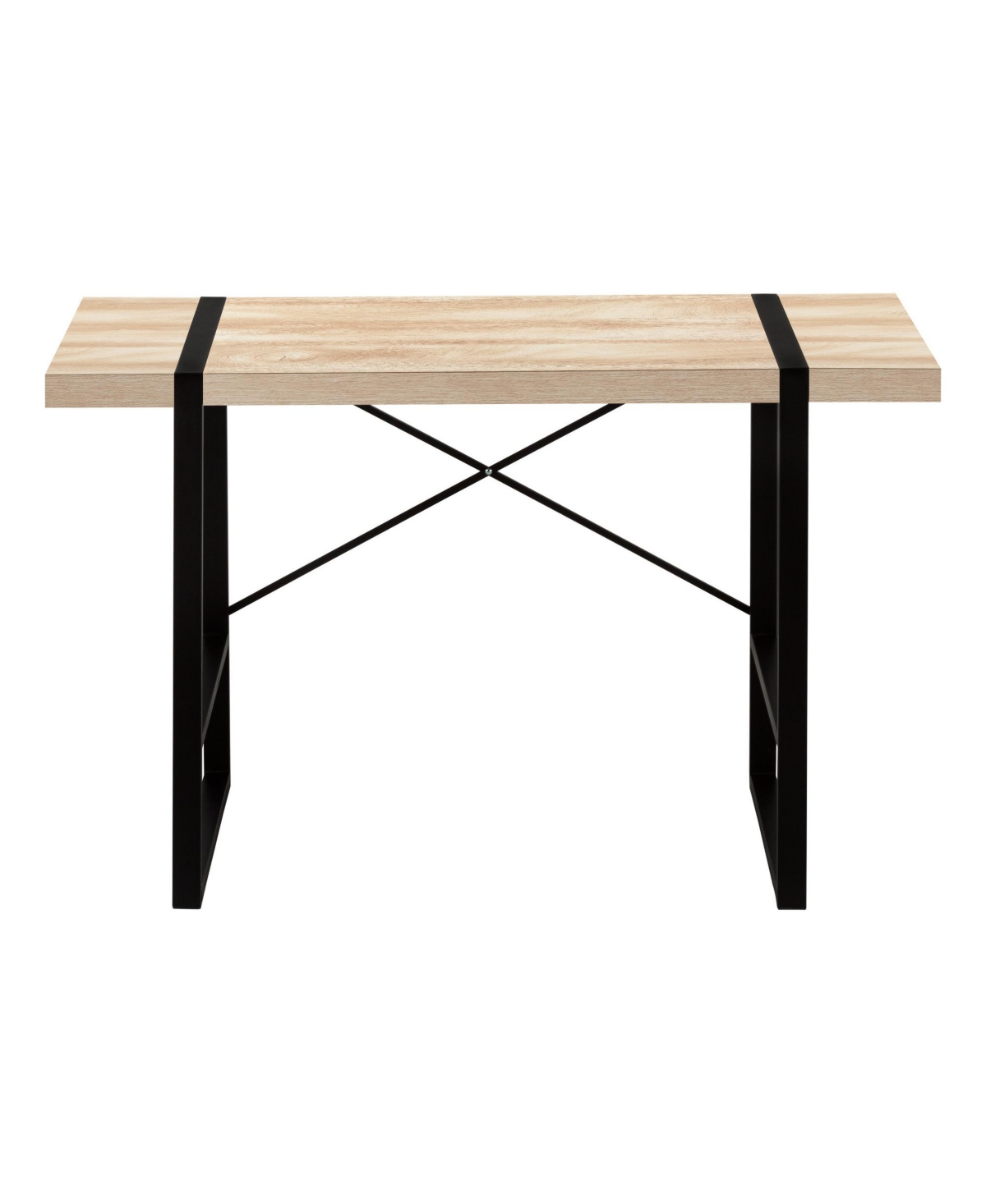 Click here for Compact Computer Desk with Sturdy Metal Frame - Na... prices