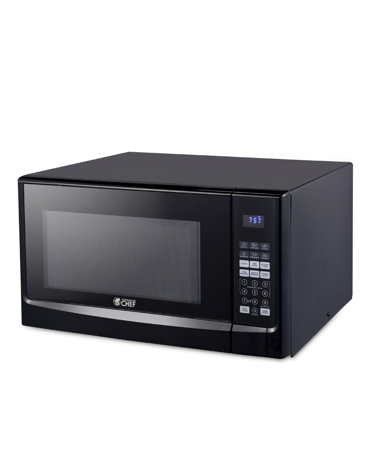 1.4 Cu. Ft. Counter Top Microwave  Black - Black