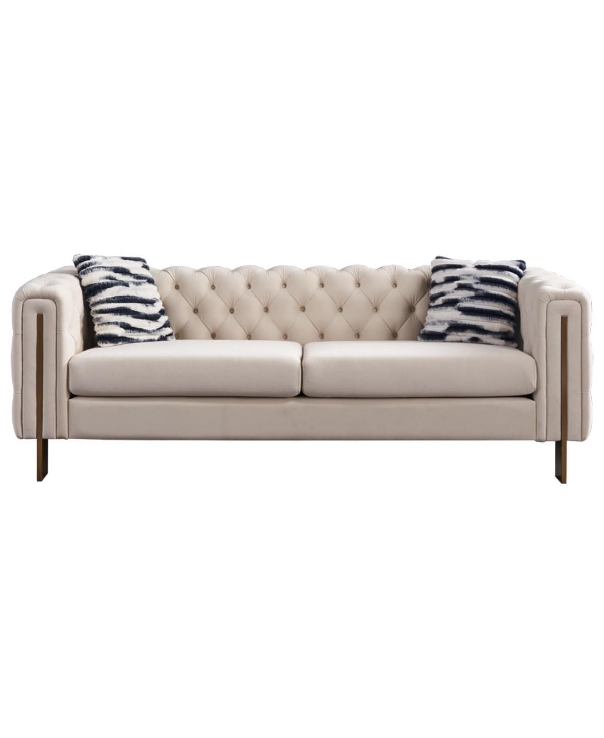 Click here for Streamdale Chesterfield Modern Tufted Velvet Livin... prices