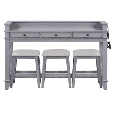 Click here for Streamdale Furniture 4 Piece Dining Bar Table Set... prices