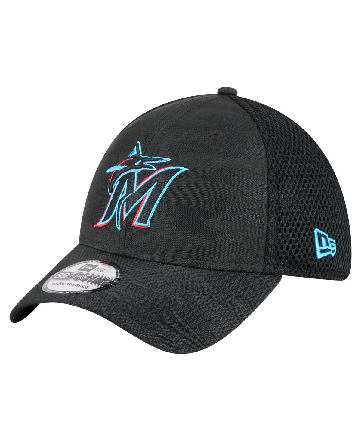Click here for New Era Mens Black Miami Marlins Subtle Camo 39THI... prices