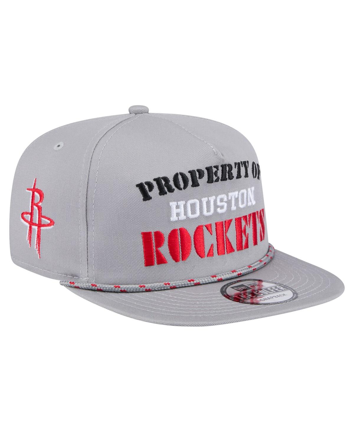 Click here for New Era Mens Gray Houston Rockets Throwback Proper... prices