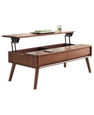 Streamdale Furniture Oak Wood Center Table with Storage ...