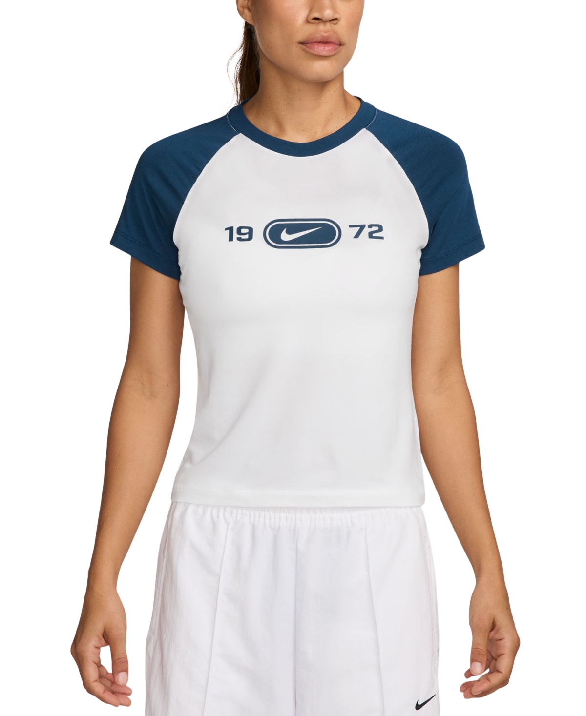 Click here for Nike Sportswear Womens Chill Knit Slim Graphic T-S... prices