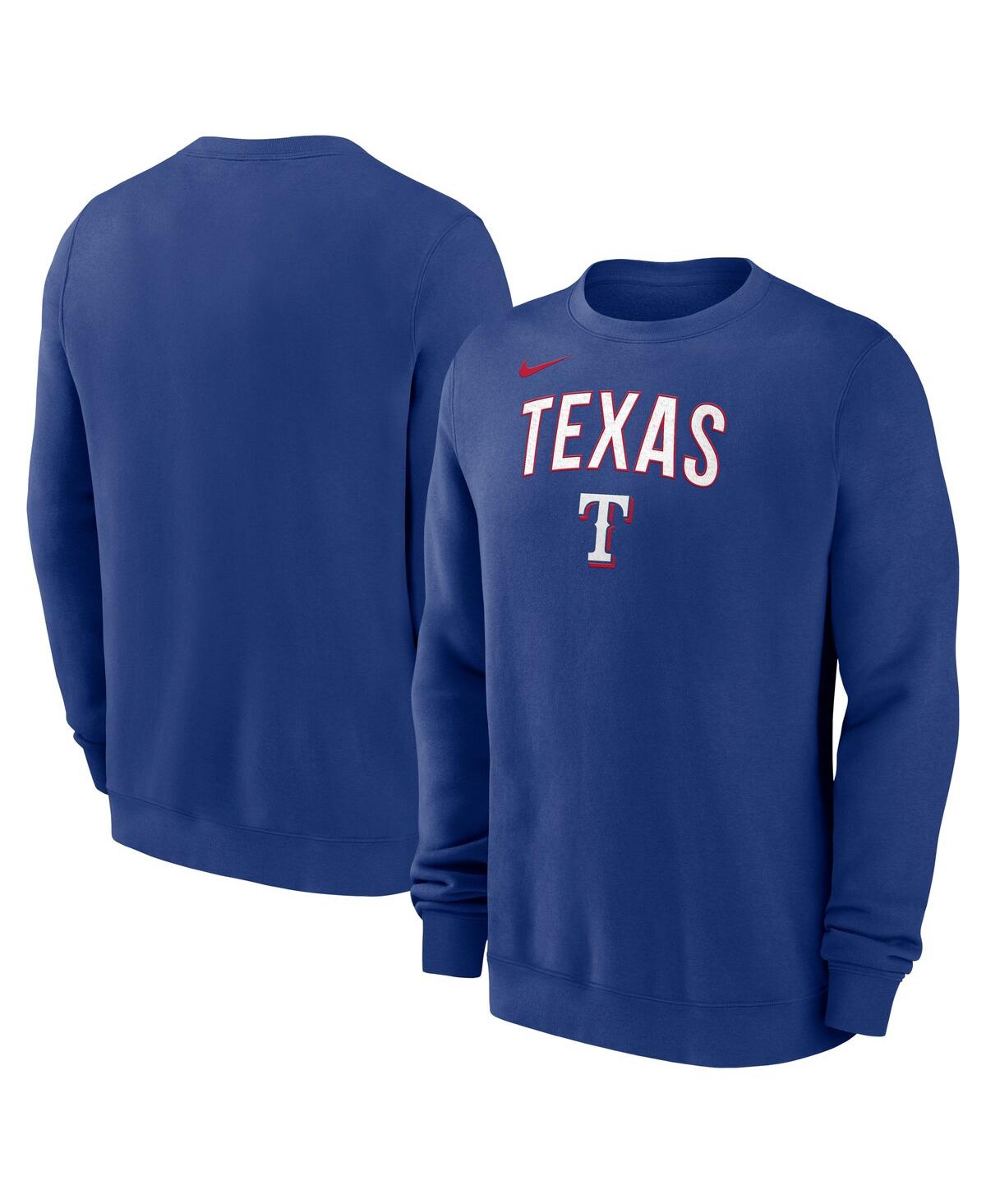 Click here for Nike Mens Royal Texas Rangers Pullover Sweatshirt... prices