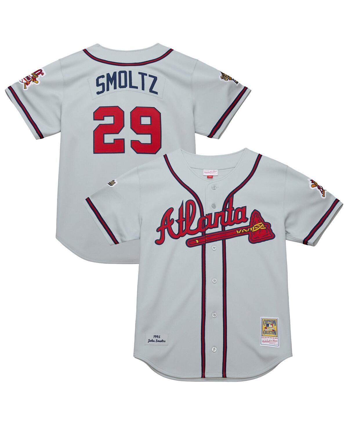 Click here for Mitchell & Ness MensÂ John Smoltz Gray Atlanta Bra... prices