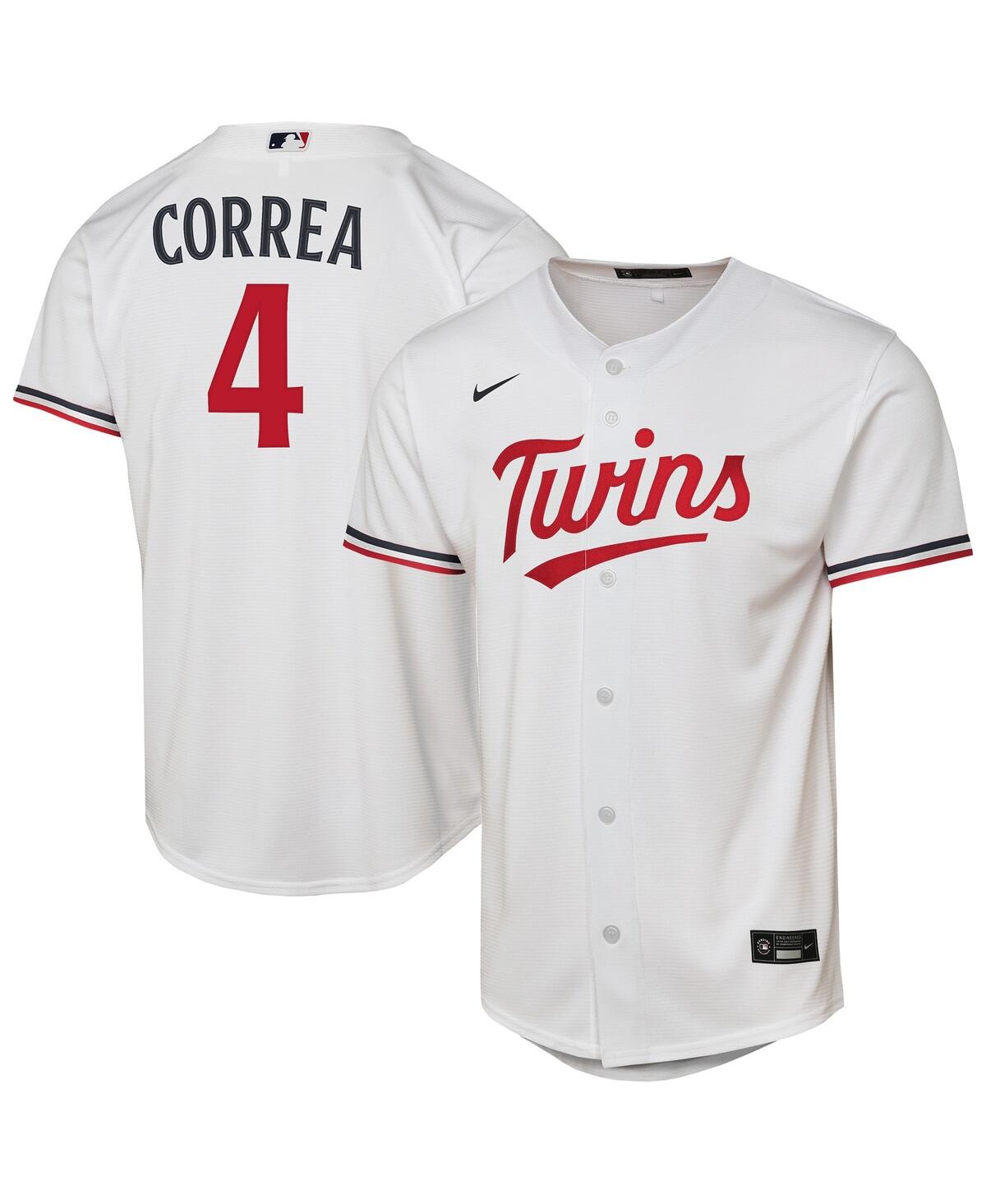 Click here for Nike Big Boys and Girls Carlos Correa White Minnes... prices