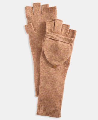 Charter Club Women's 100% Cashmere Fingerless Gloves, Exclusively at ...