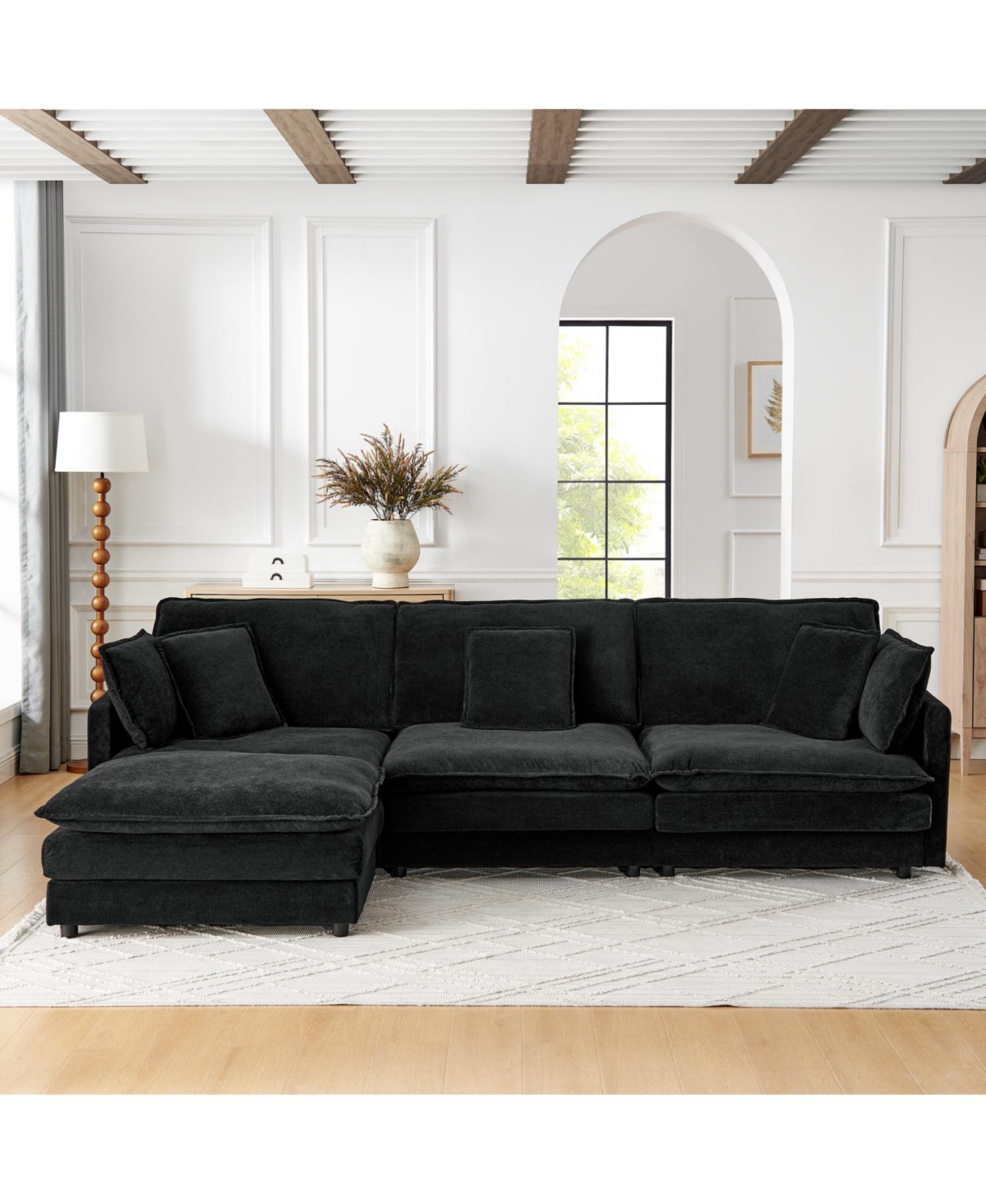 Click here for Streamdale Modern L-Shaped Sectional Sofa with Ott... prices