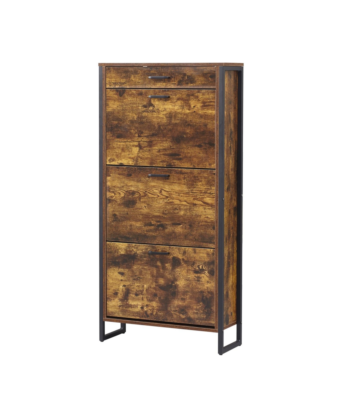 Click here for Streamdale 3-Drawer Slim Shoe Cabinet with Metal H... prices
