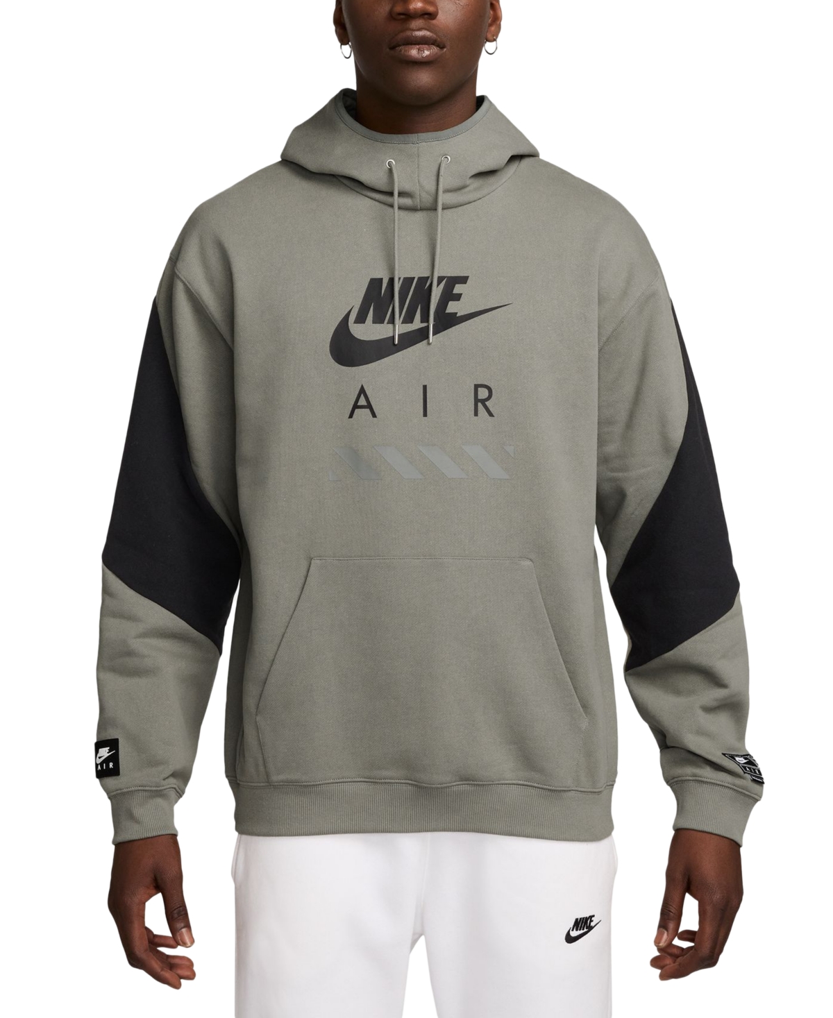 Click here for Nike Mens Air Fleece Roomy-Fit Logo-Print Hoodie -... prices