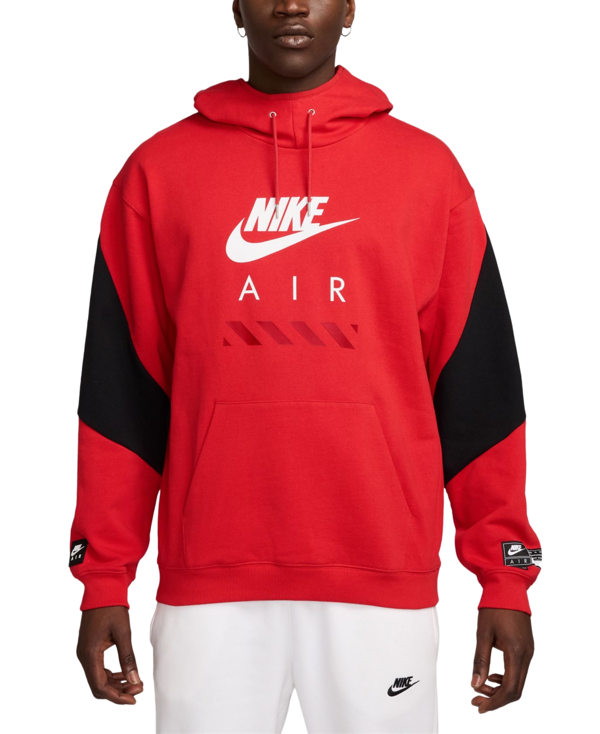 Click here for Nike Mens Air Fleece Roomy-Fit Logo-Print Hoodie -... prices