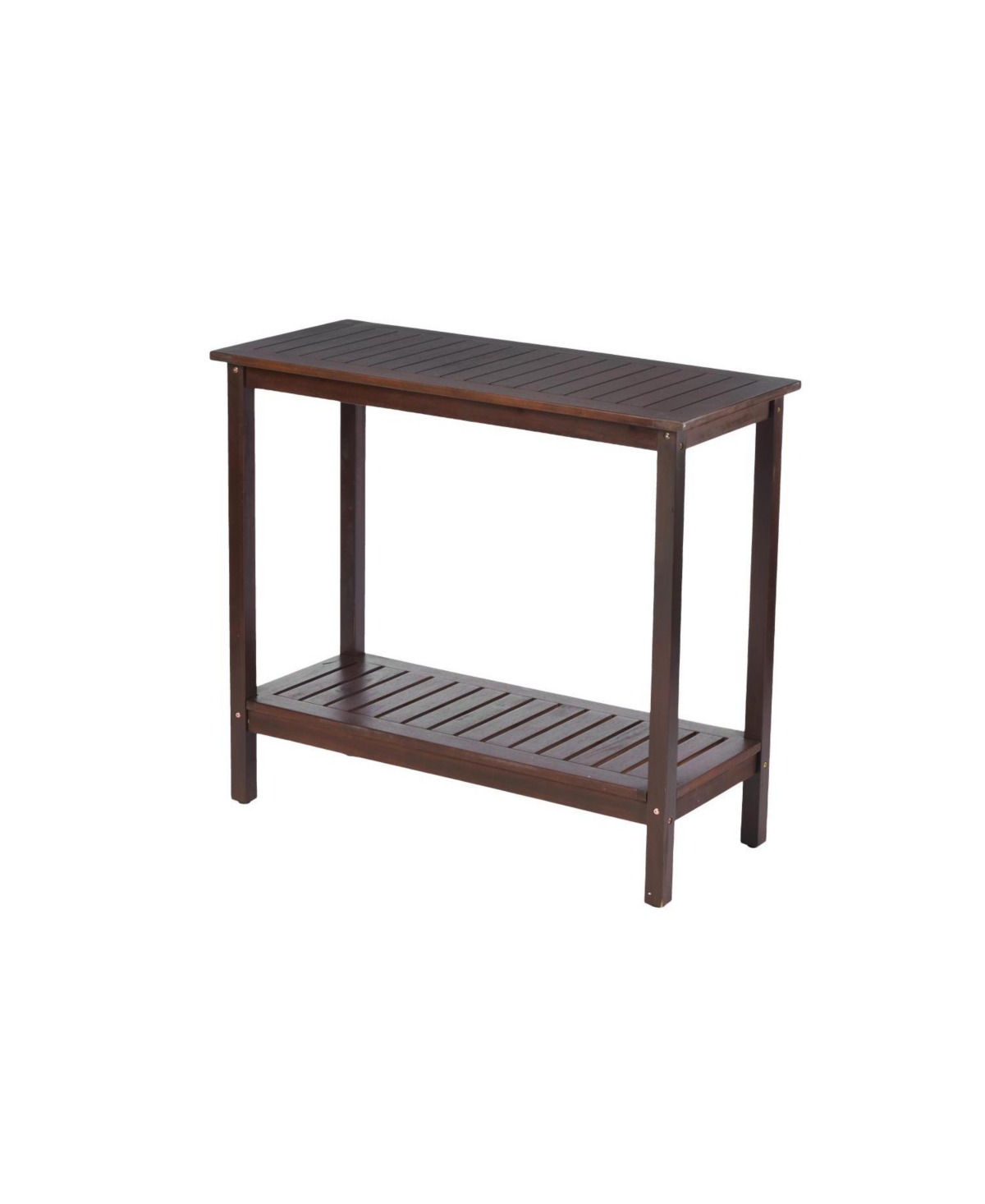 Click here for Streamdale Acacia Console Potting Table - Brown prices