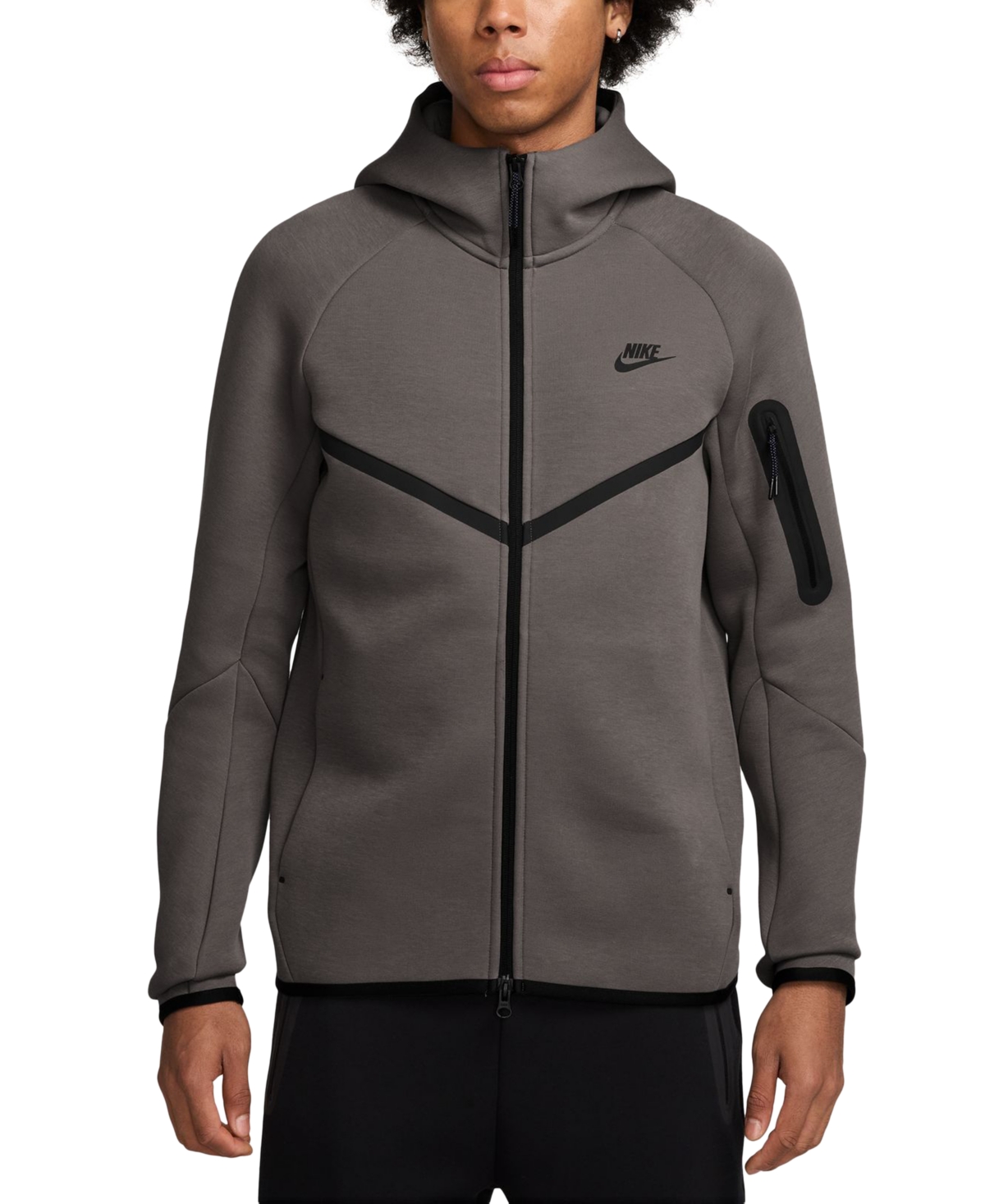 Click here for Nike Mens Tech Fleece Full-Zip Windrunner Logo Hoo... prices