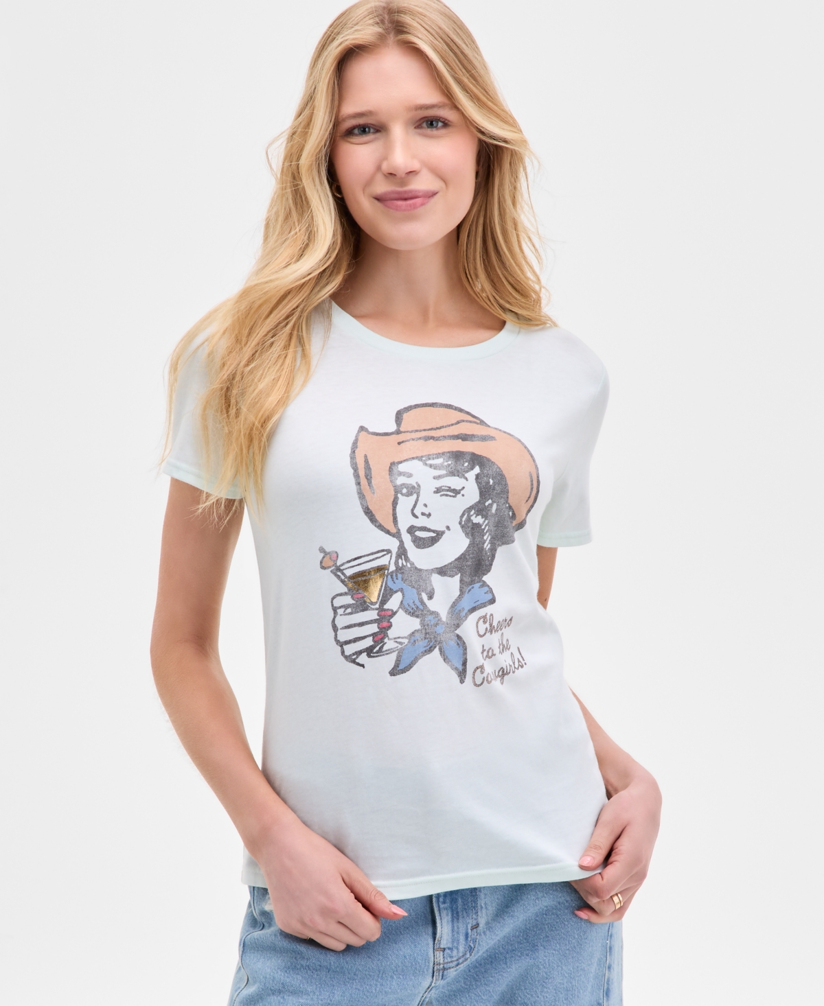 Click here for Lucky Brand Womens Cheers To The Cowgirls T-Shirt... prices