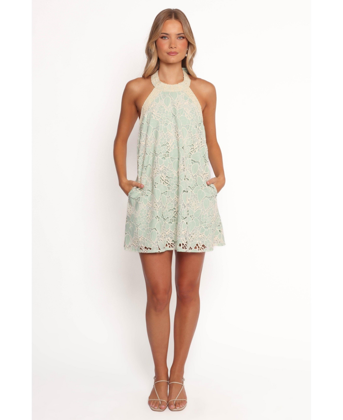 Click here for Petal and Pup Womens Florella Mini Dress - Mint prices