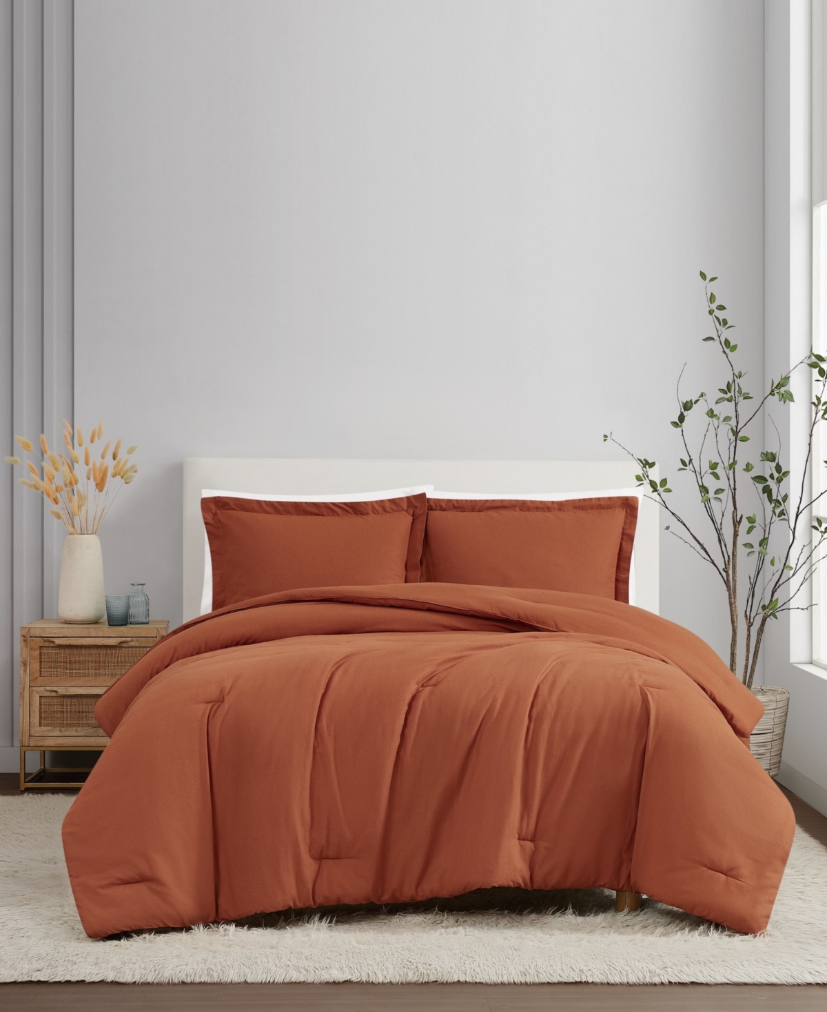 Click here for Brookyln Loom Flax Linen 3-Pc. Comforter Set  Full... prices