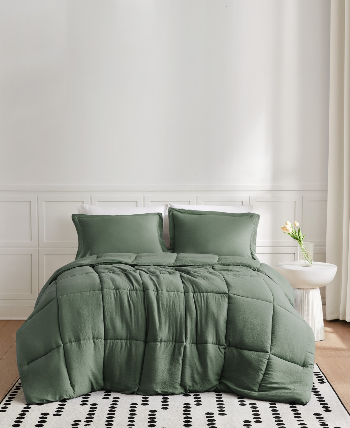 Click here for Truly Soft Garment Wash Solid 3-Pc. Comforter Set... prices